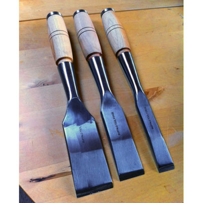 Timber Tools Bench Chisels - hand-forged from carbon steel.